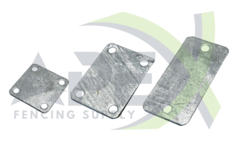 Gal Base Plate 10mm — Apex Fencing Supply