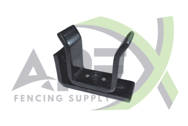 Sliding Gate Catcher - Adjustable Black — Apex Fencing Supply