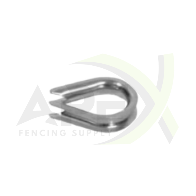 SS Wire Rope Thimble AISI 316 — Apex Fencing Supply