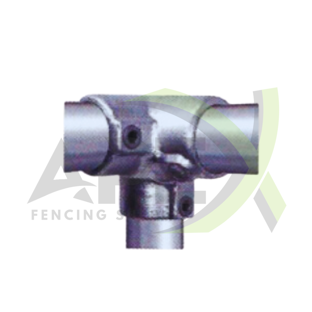 Steel 3-Way 90 Degree Elbow — Apex Fencing Supply